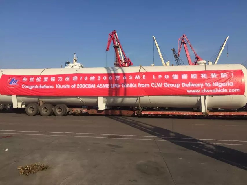 ASME Standard 100MT 100Tons 200M3 200000Liters Horizontal LPG Storage ...